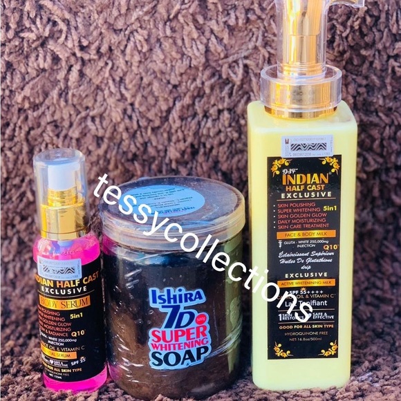 Skincare | 7d Ishira Super Whitening Black Soap With Indian Lotion And ...